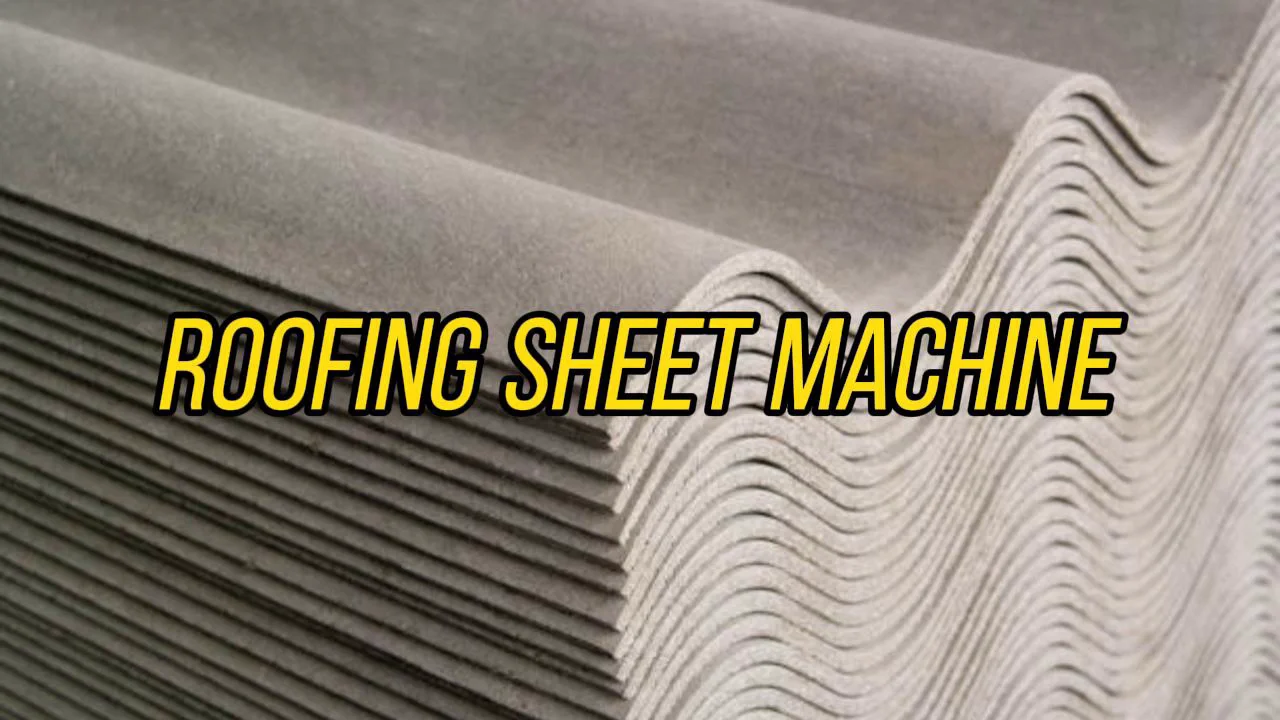 Corrugated Roofing Sheet Production Line Cement Roof Sheet Machine ...