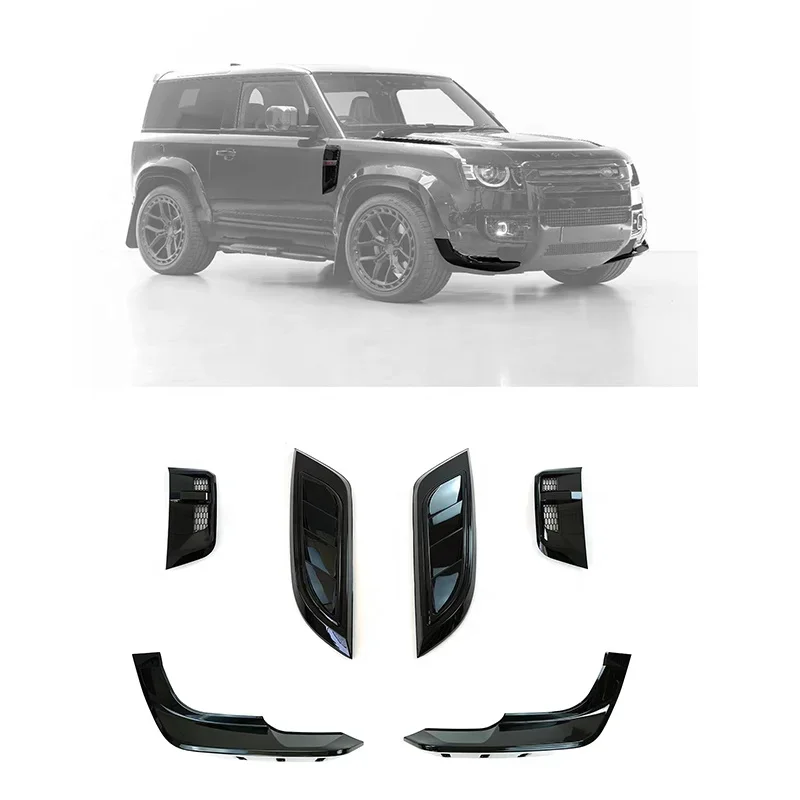 6pcs Car Front Bumper Lip Protector Corner Guard For Land Rover ...