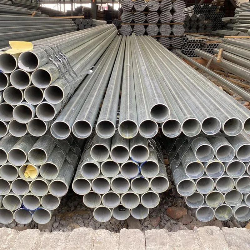 18 Gauge 2 Fence Threaded Galvanized Steel Pipe 20 Ft Conduit With ...