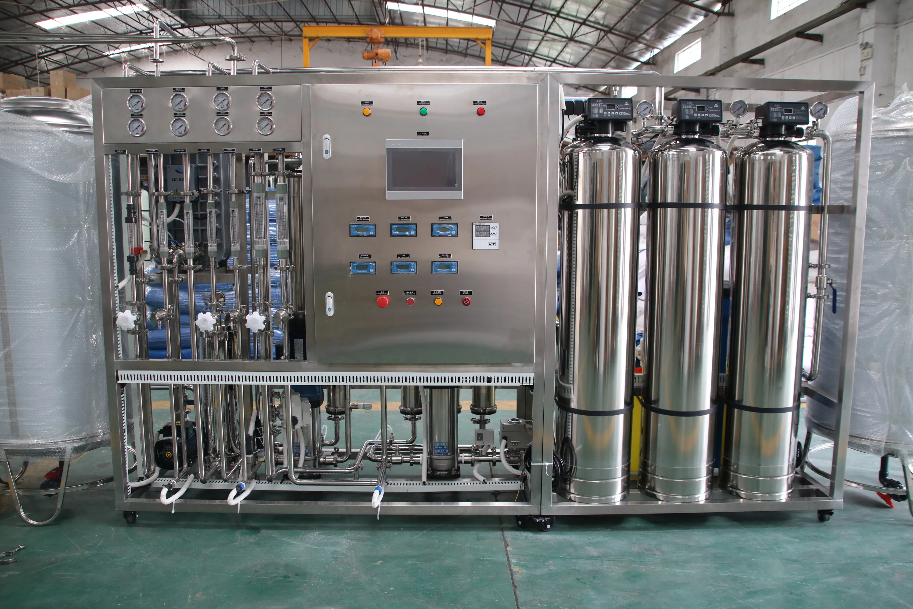 Edi Ultrapure Water System Industrial Water Filter Machine 500l/h ...