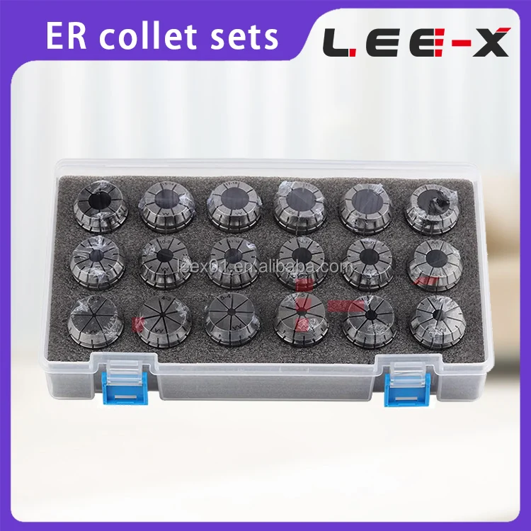 LEE-X ER Collet Sets 0.005 ER08 ER11 ER16 ER20 ER25 ER32 0.008 Spring ...