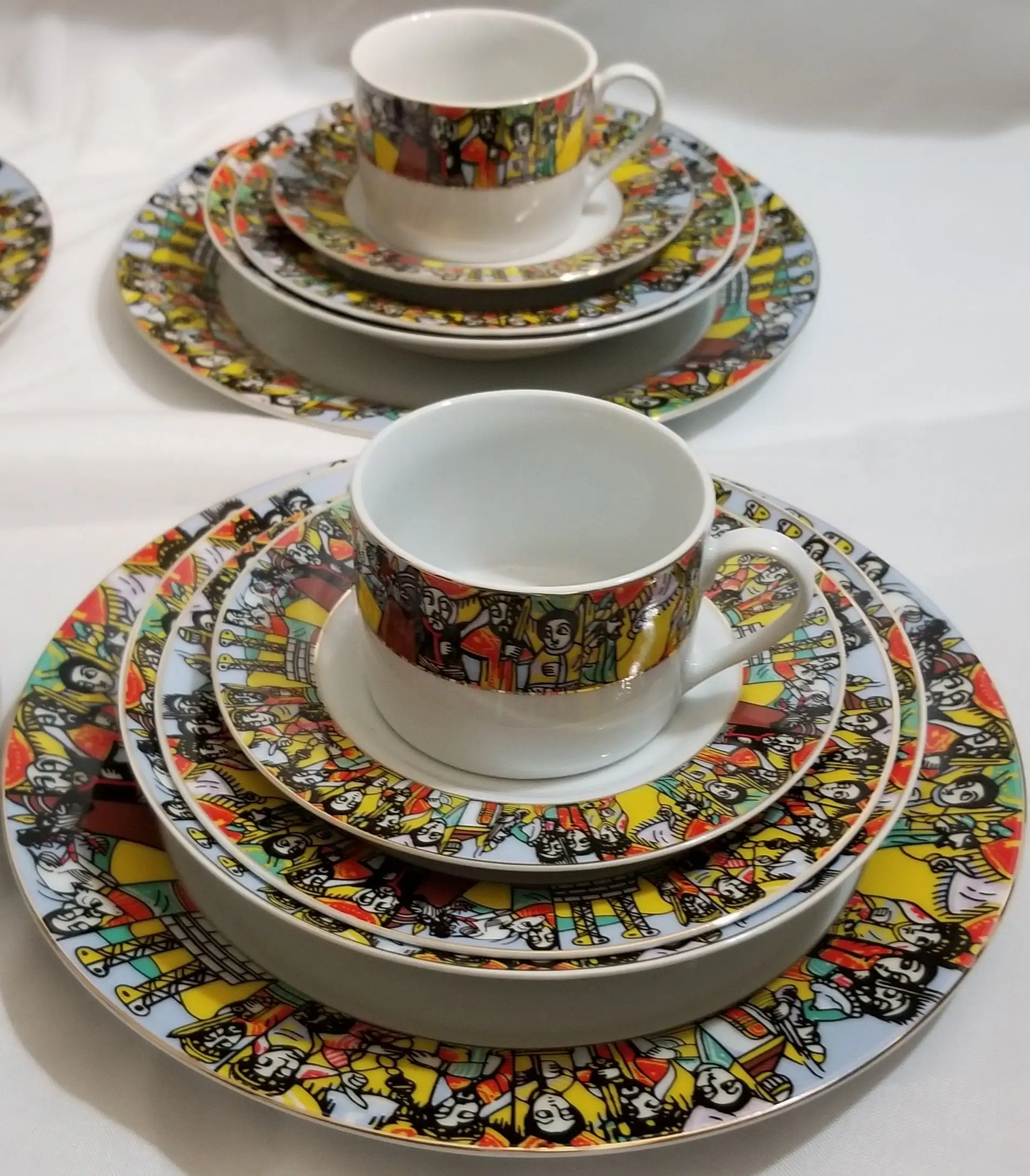 23 Pcs Ethiopian/eritrean Coffee Set Bright Tebeb Edition. Comes With ...