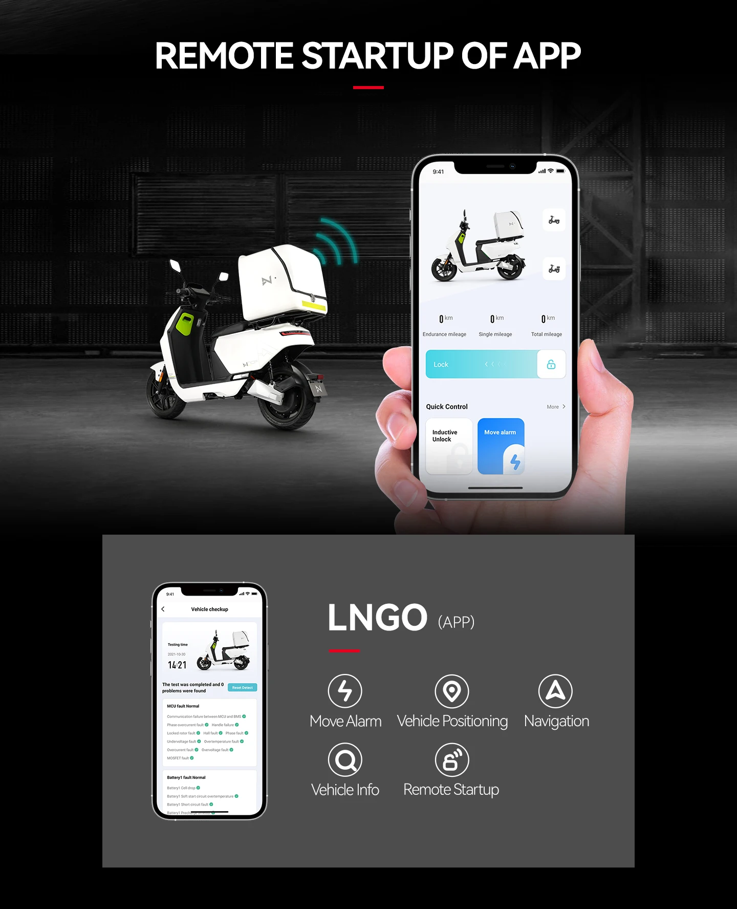 Nmoto Pizza Moped - Efficient Electric Delivery Scooter