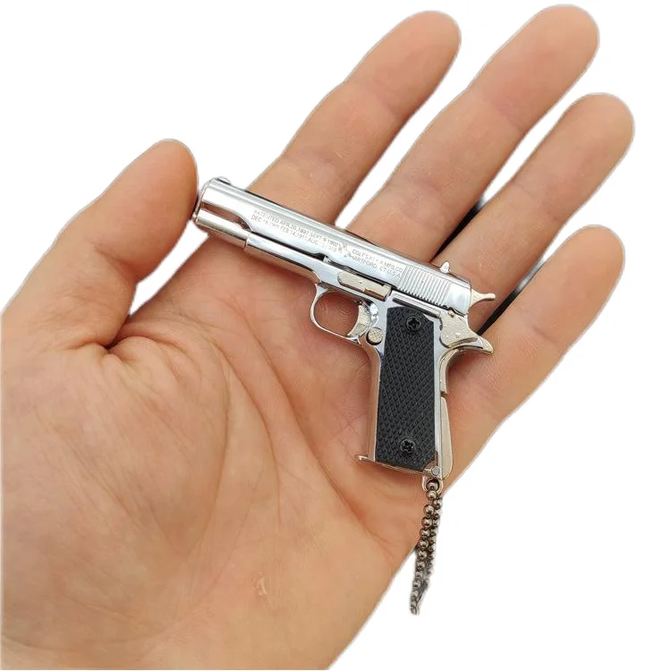 Oem Odm Customized Metal Alloy Digital Printing Keychain Colt 1911 G17 ...