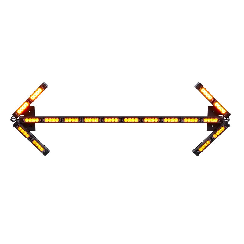 12v/24v Amber Led Arrow Flashing Warning Guide Lights For Heavy Truck ...
