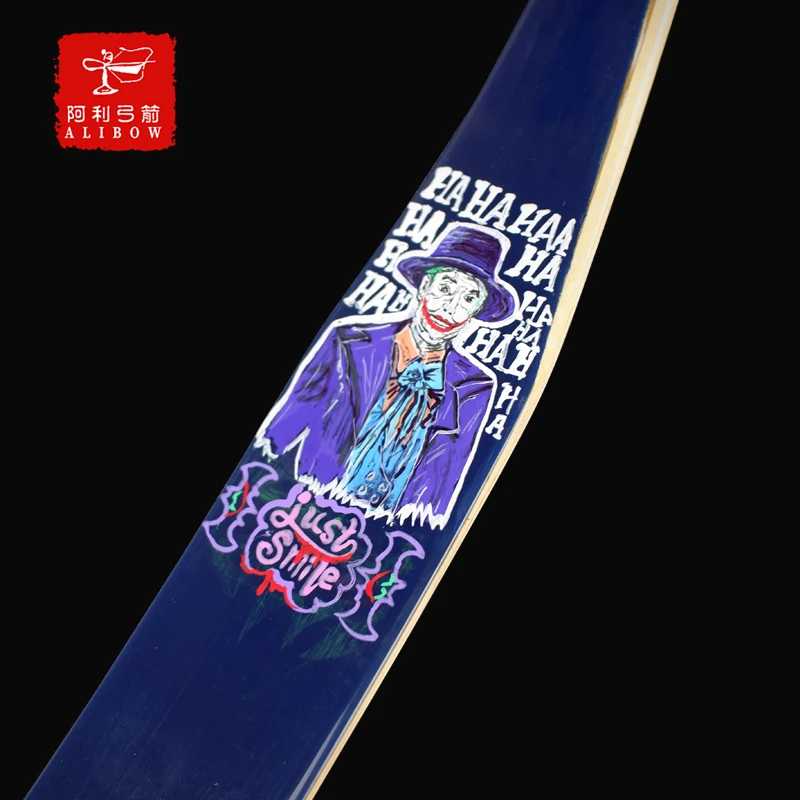 Alibow Traditional Recurve Bow - Custom Exquisite Painted Decoration ...