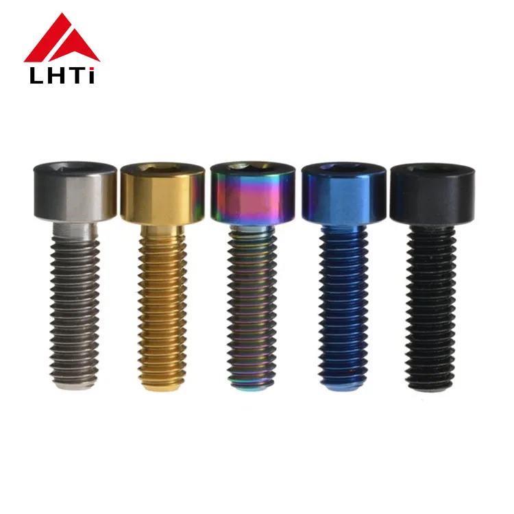 Din912 M5 M6 M8 Allen Key Head Bolt Titanium Hex Socket Screw Bolt Gr5 ...