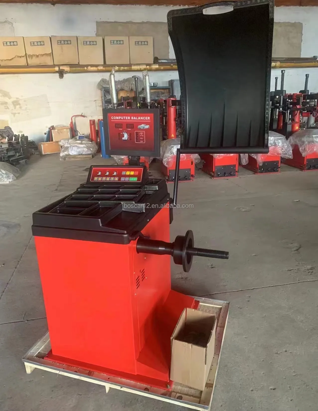 Full Automatic 24" Lean Back Tire Changer & Tire Balancer Combo Swing ...