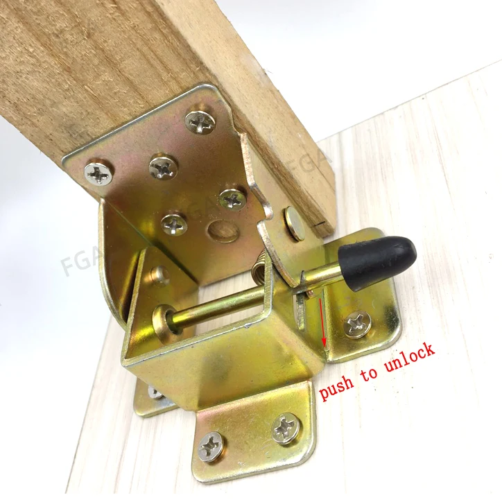 Furniture Table Legs Folding 90 Degree Hinge - Self Locking