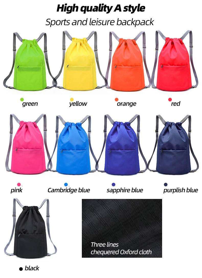Wholesale High Quality Drawstring Backpack Sports Outdoor Leisure ...