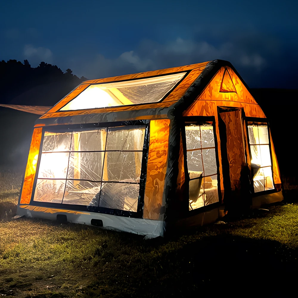 Custom Winter Inflatable Cabin House - Ideal for Camping