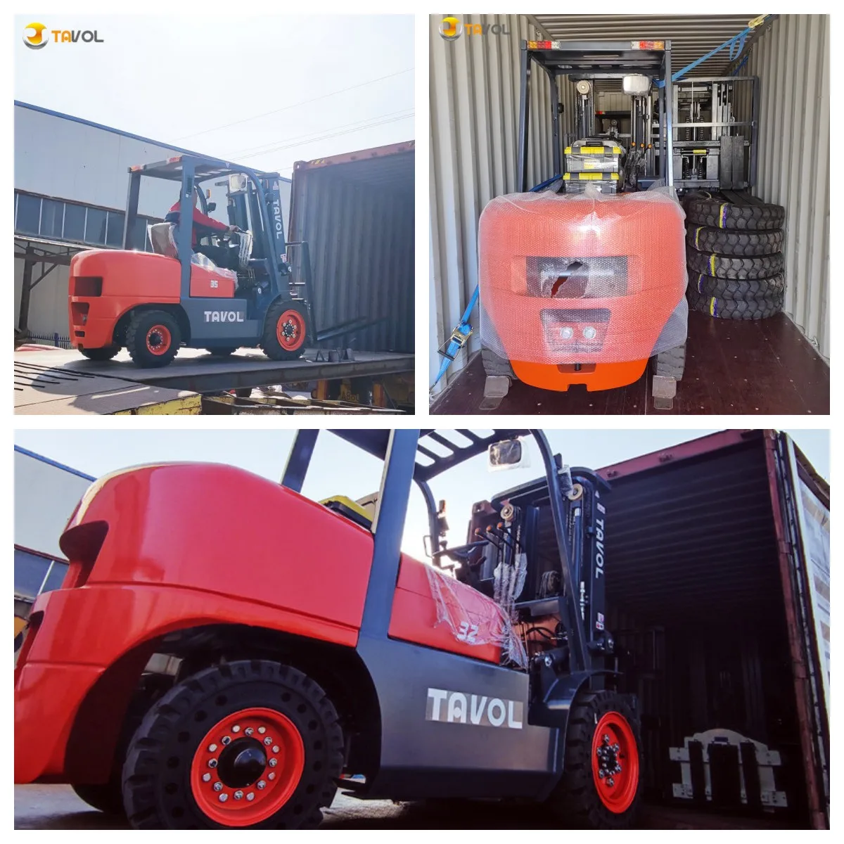 Hot Sale Types Of Forklifts 3t 4.5 M Hydraulic Balance Weight Diesel ...