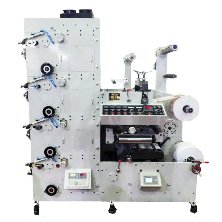 Label Flexographic Printing Machine Flexo Printer With 4 Colors - Buy ...