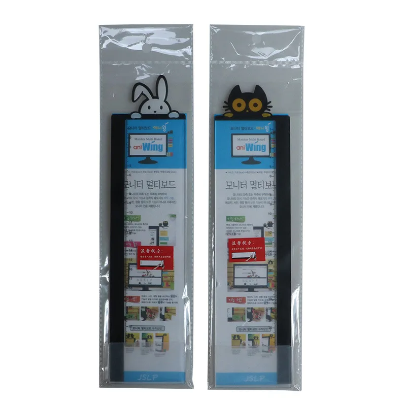 Left Right Side Transparent Monitor Memo Board Acrylic Monitor Message ...