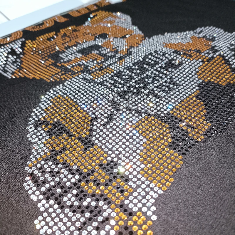 Rhinestone Heat Transfer Designs Sticker Bear Rhinestone Transfer For T ...