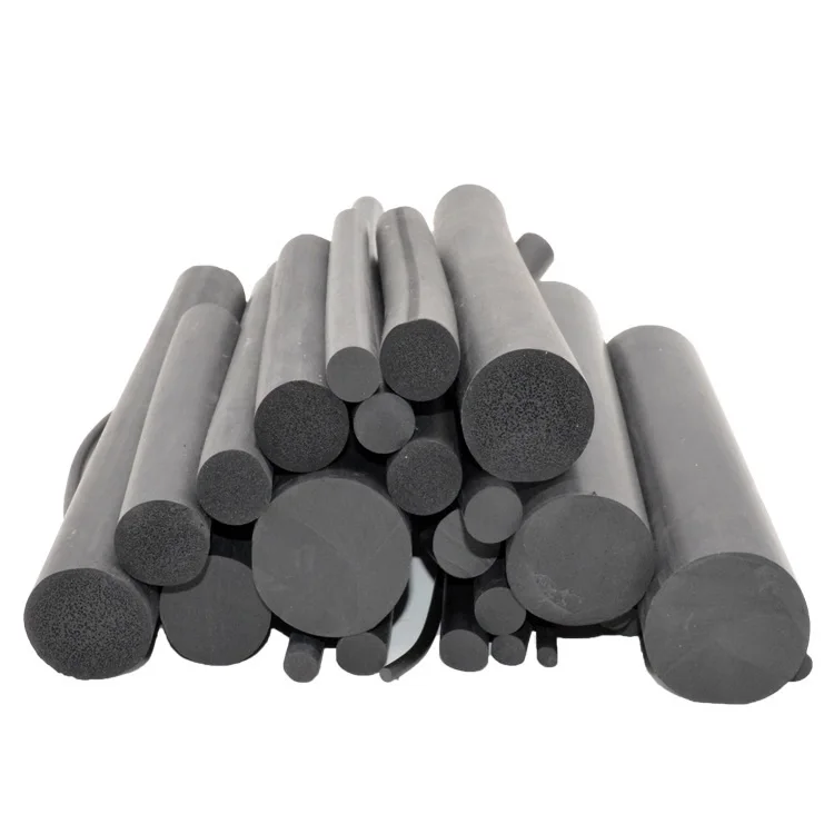 Rubber Circular Protective Strips Epdm Round Foam Sealing Strip - Buy ...
