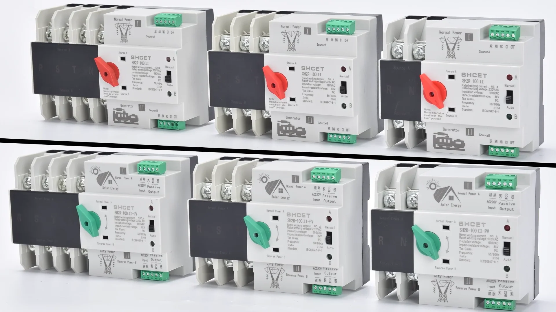 Dual Power Automatic Transfer Switch,2p/125a Dual Power Generator ...