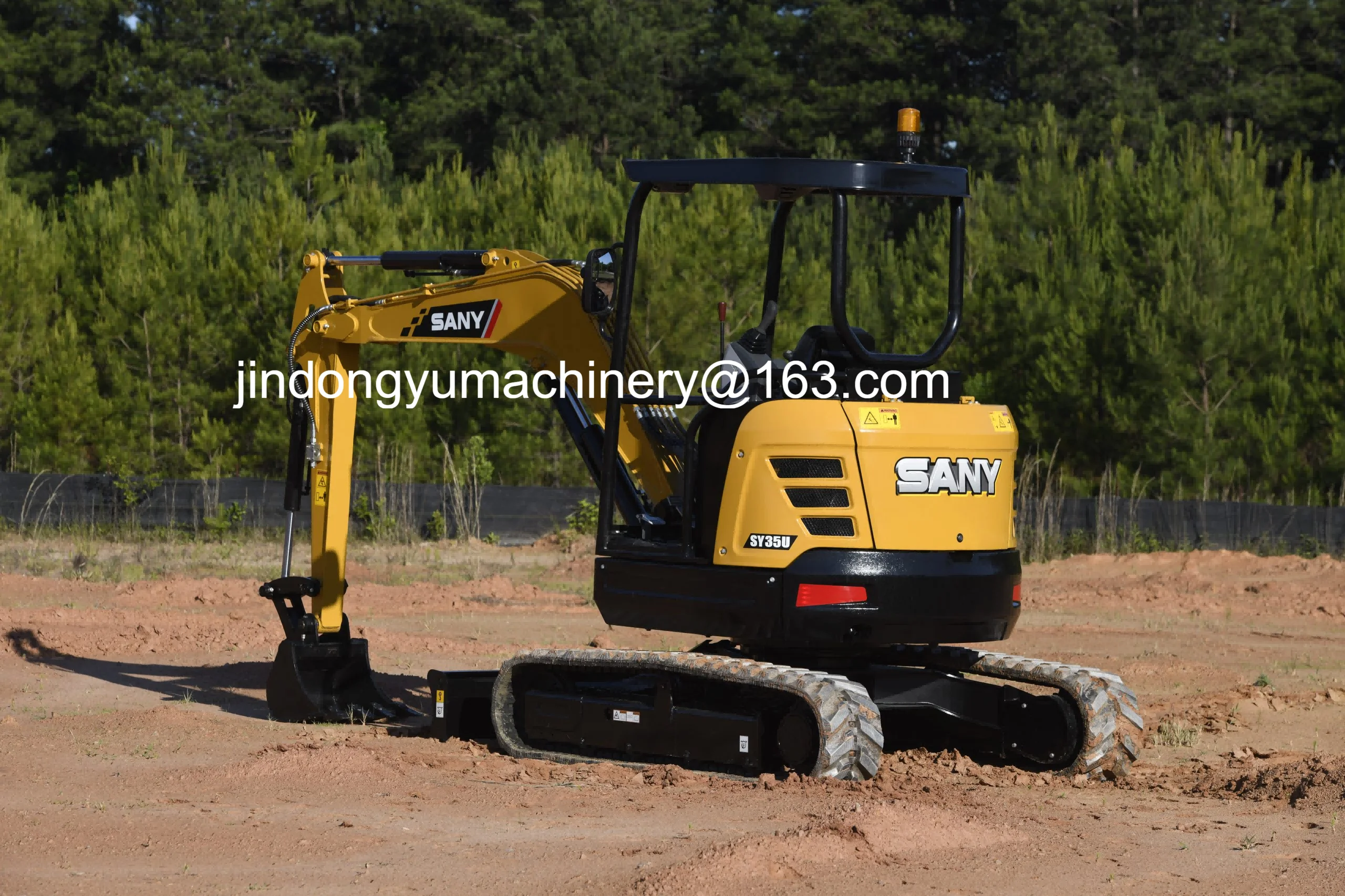Sany SY35U Mini Excavator Original 3.82T Heavy Duty Setup Extremely ...