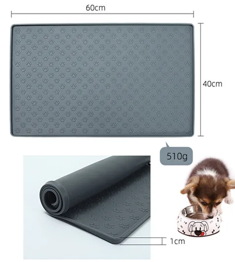 Silicone Mat Pet Feeding Mat Food Grade Waterproof Non Slip Easy to ...