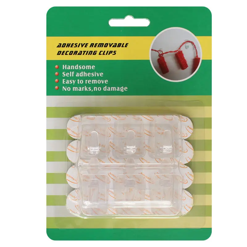 Self Adhesive Transparent Wall Hook Plastic Removable Hook - Buy ...