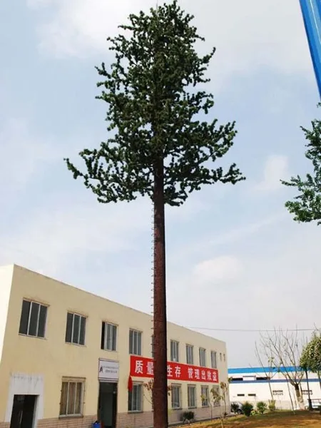 Camouflaged Bionic Tree Steel Monopole Antenna Tower 4G 5G Wifi Signal ...