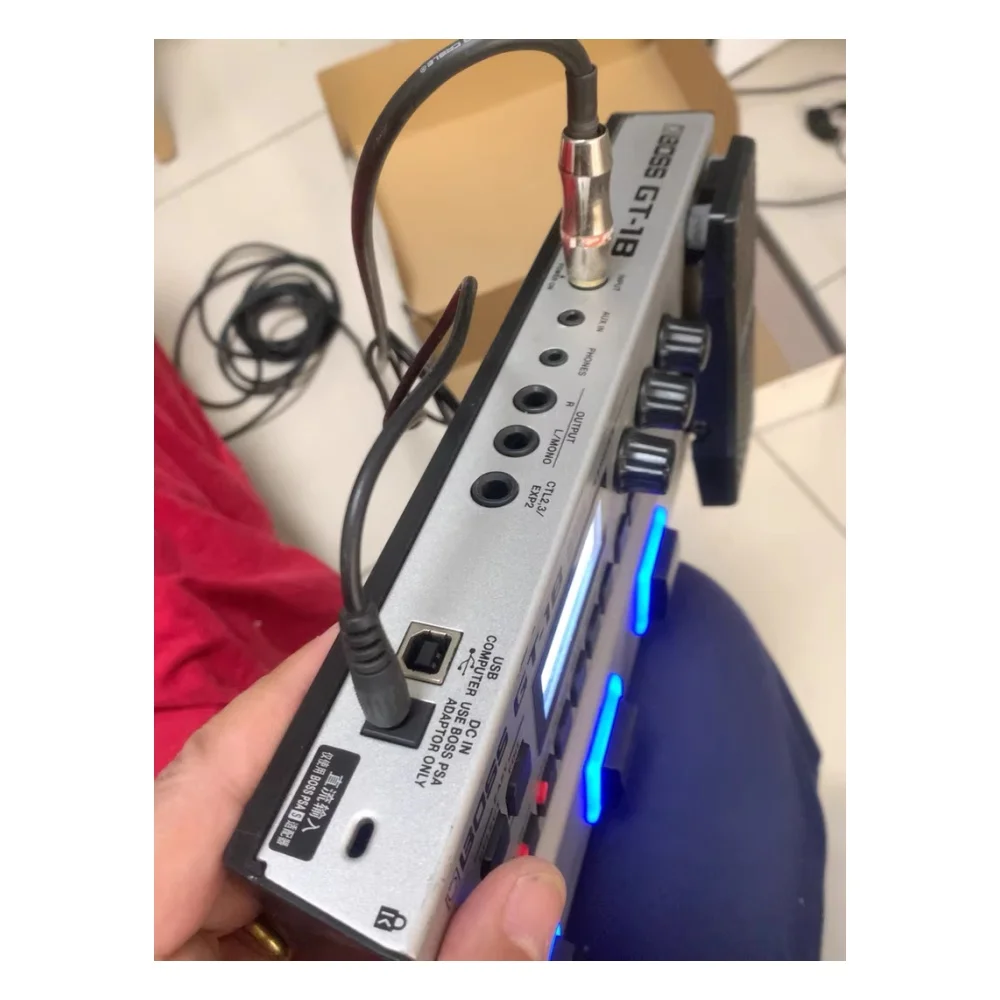 Jelo Boss GT-1B Stainless Steel Bass Effects Processor Pedal for ...