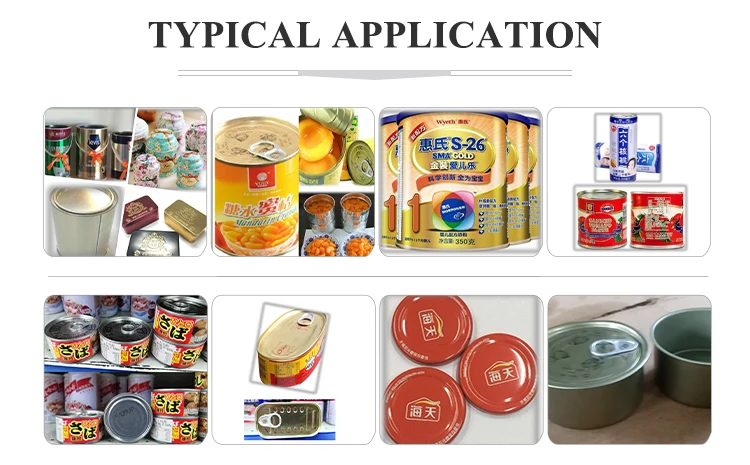 Wholesale 502 Tinplate EOE Bottom Lid for Nutrition Powder Can