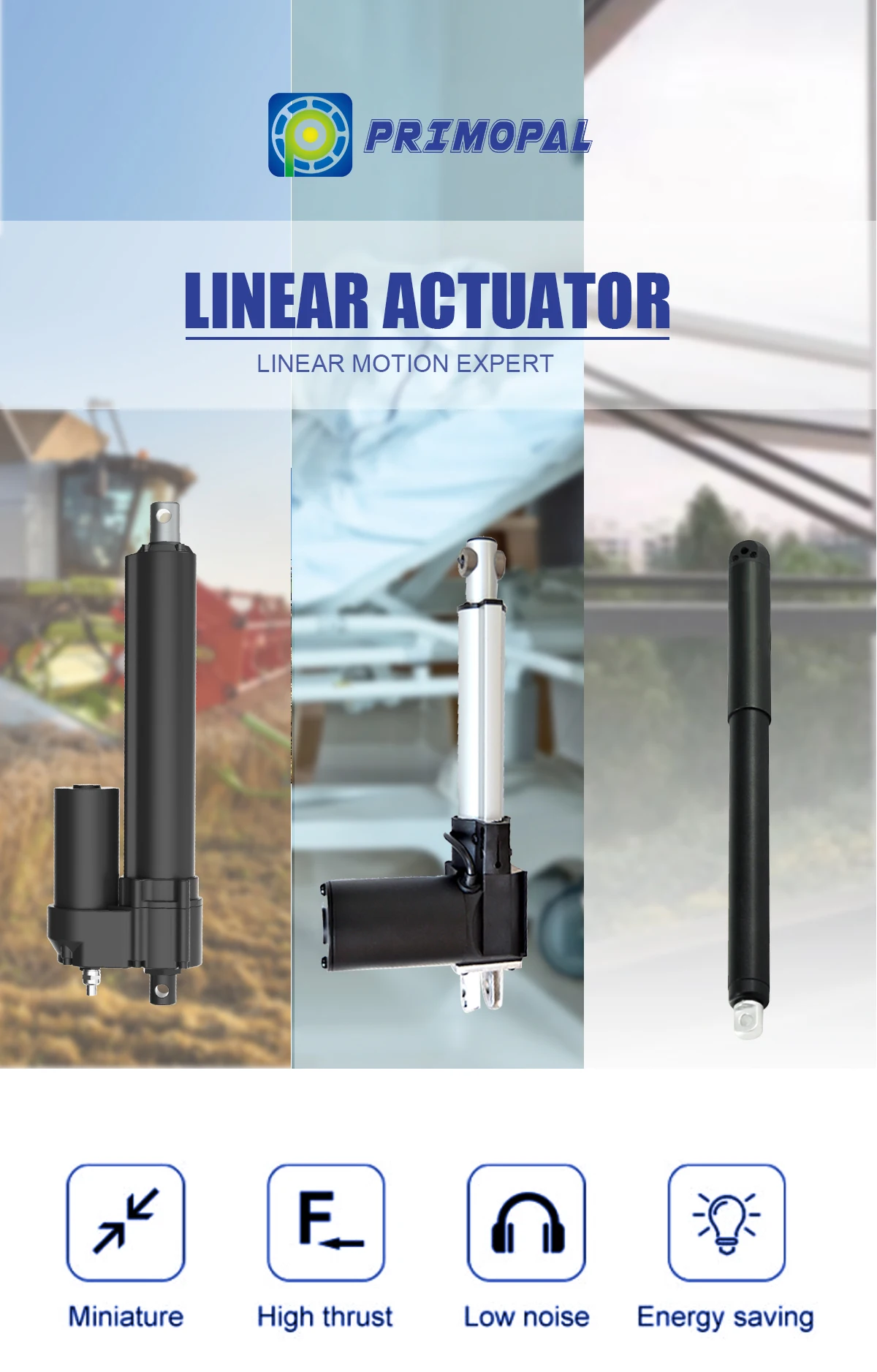 Primopal Customized Waterproof Ip67 500~20000n Electric Motor12v 24v ...