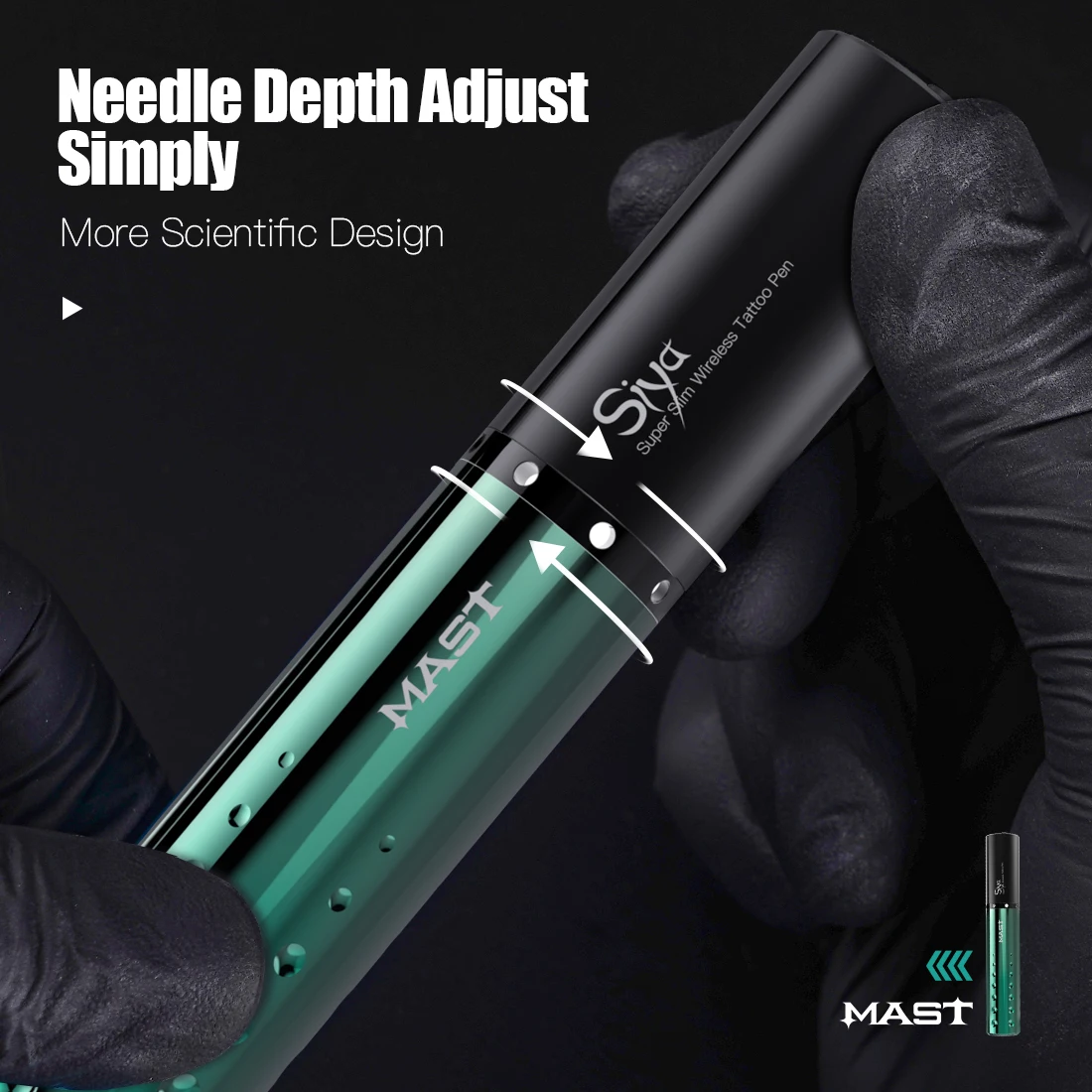 Custom Korean 3.0mm Stroke Rotary Electric Wireless Permanent Makeup ...