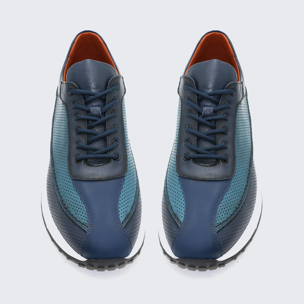 LANCI OEM Leather Shoes Manufacturing Summer Trend Premium Sneakers ...
