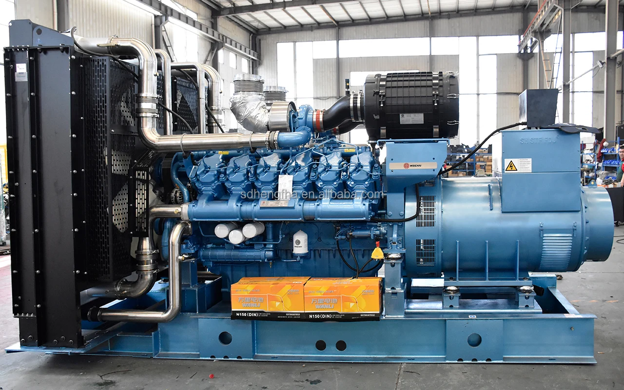 China Weichai Power Generation 1000kva 60hz 1000kva Diesel Generator ...