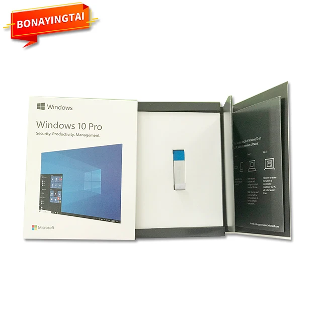 Windows 10 Professional Retail Box /windows 10 Pro Usb 3.0 Full Package ...