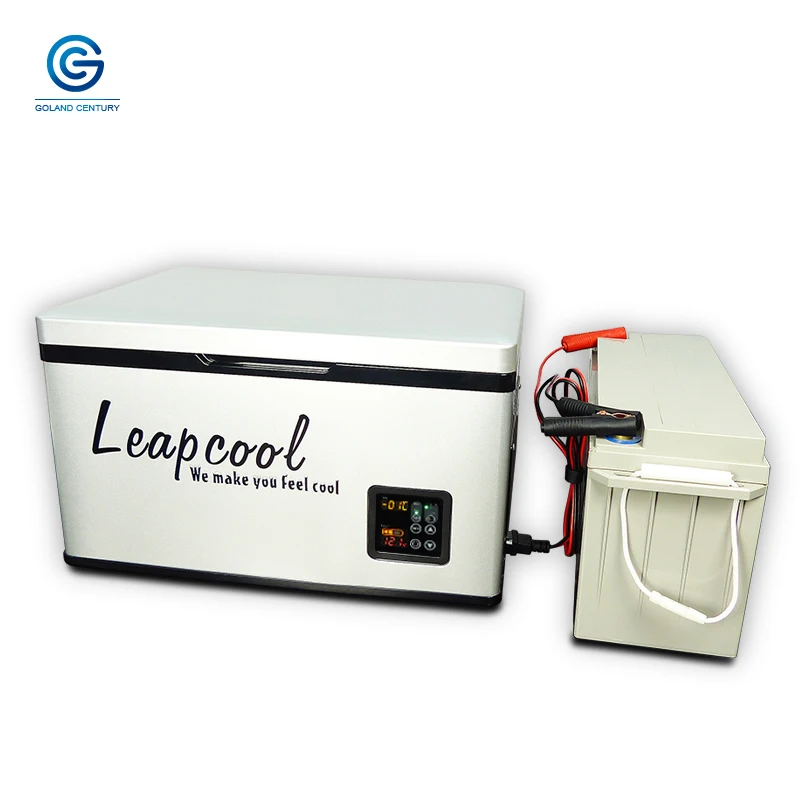 Lp-40q Portable Battery Powered Mini Fridge 40l Dc 12v Car Refrigerator ...