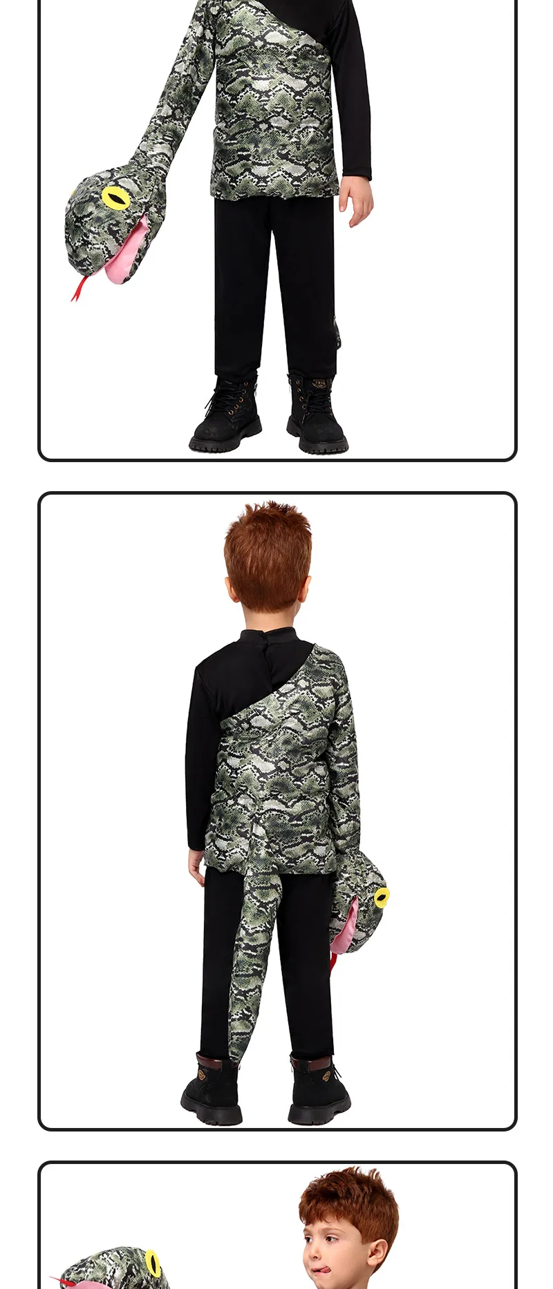 Halloween Python Costume Kindergarten Animal Role Play Performance ...