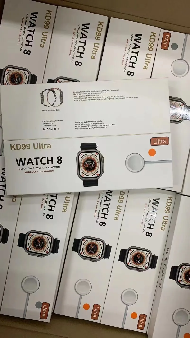 Best Selling Smart Watch Kd99 Ultra Reloj Inteligente 49mm T900ultra Kd99 Ultra Hd Screen ...