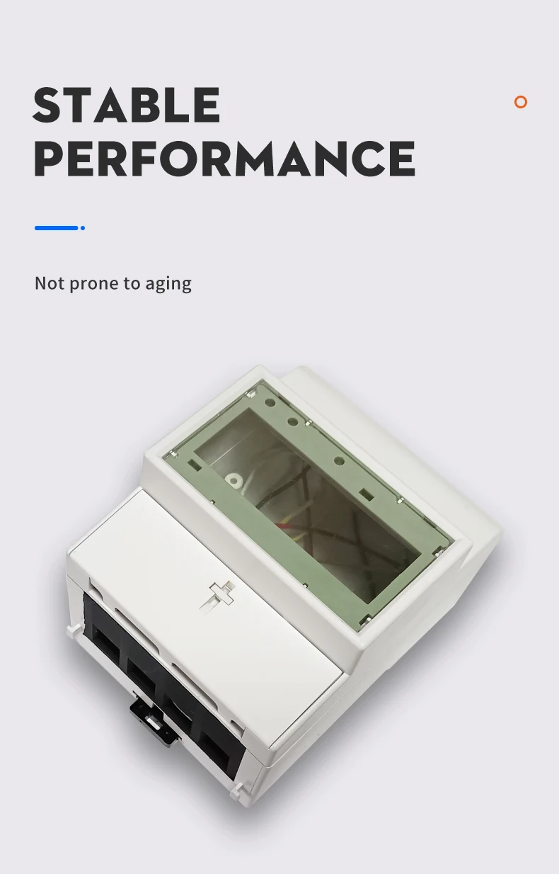 Customized PC Single-Phase Electric Energy Meter Shell Enclosure 4P ...