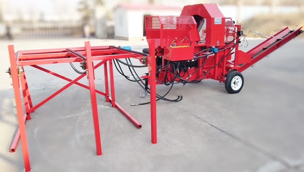 Automatic Firewood Processor With Saw And Splitting Log Splitter ...
