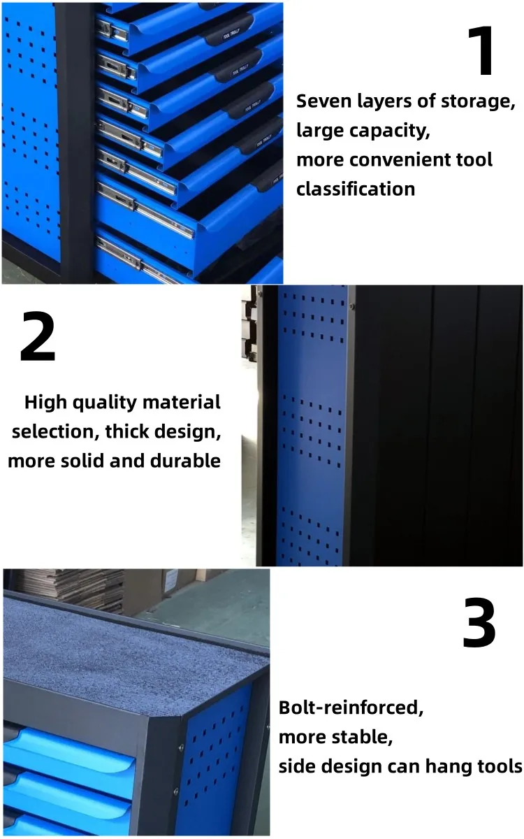 Multi Functional and Durable 7-layer Lockable Tool Storage Cabinet Tool ...