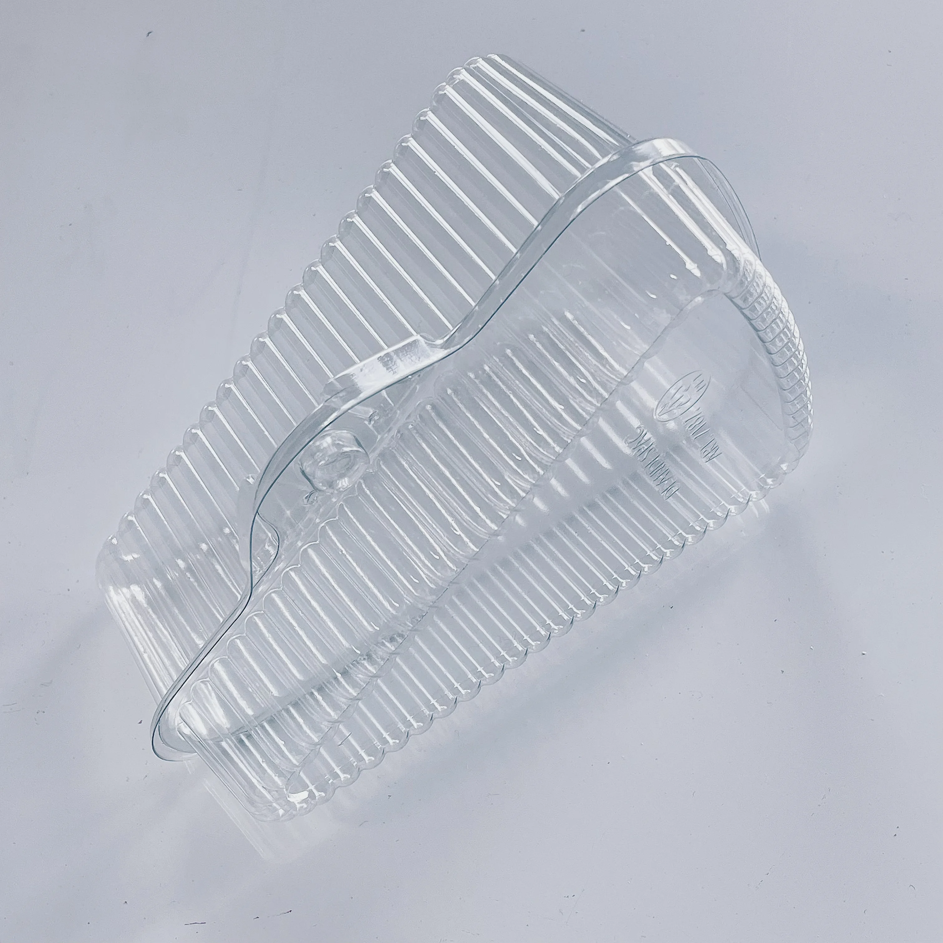 Clear PET Clamshell Container - Ideal for Sandwich Packaging