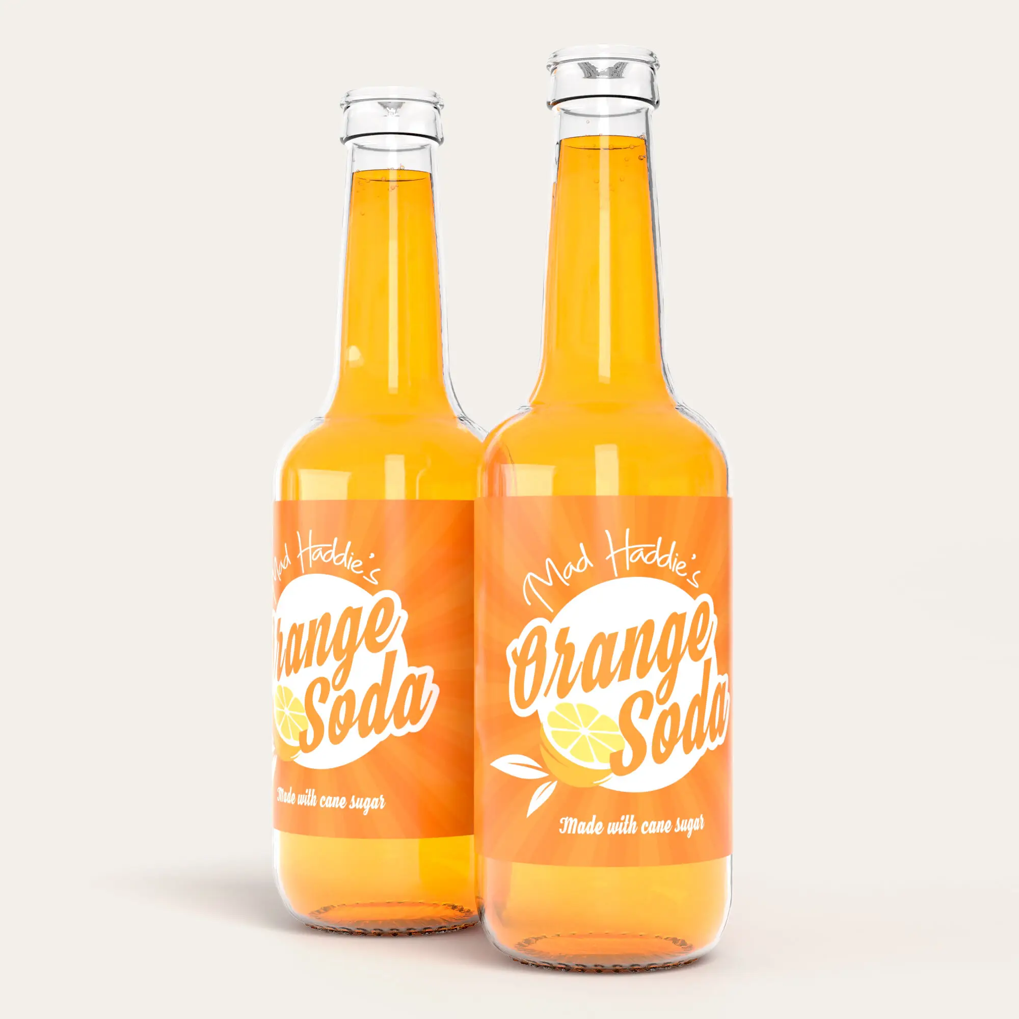 Clear Bottle Labels Custom Text Logo Transparent Sticker Packaging ...