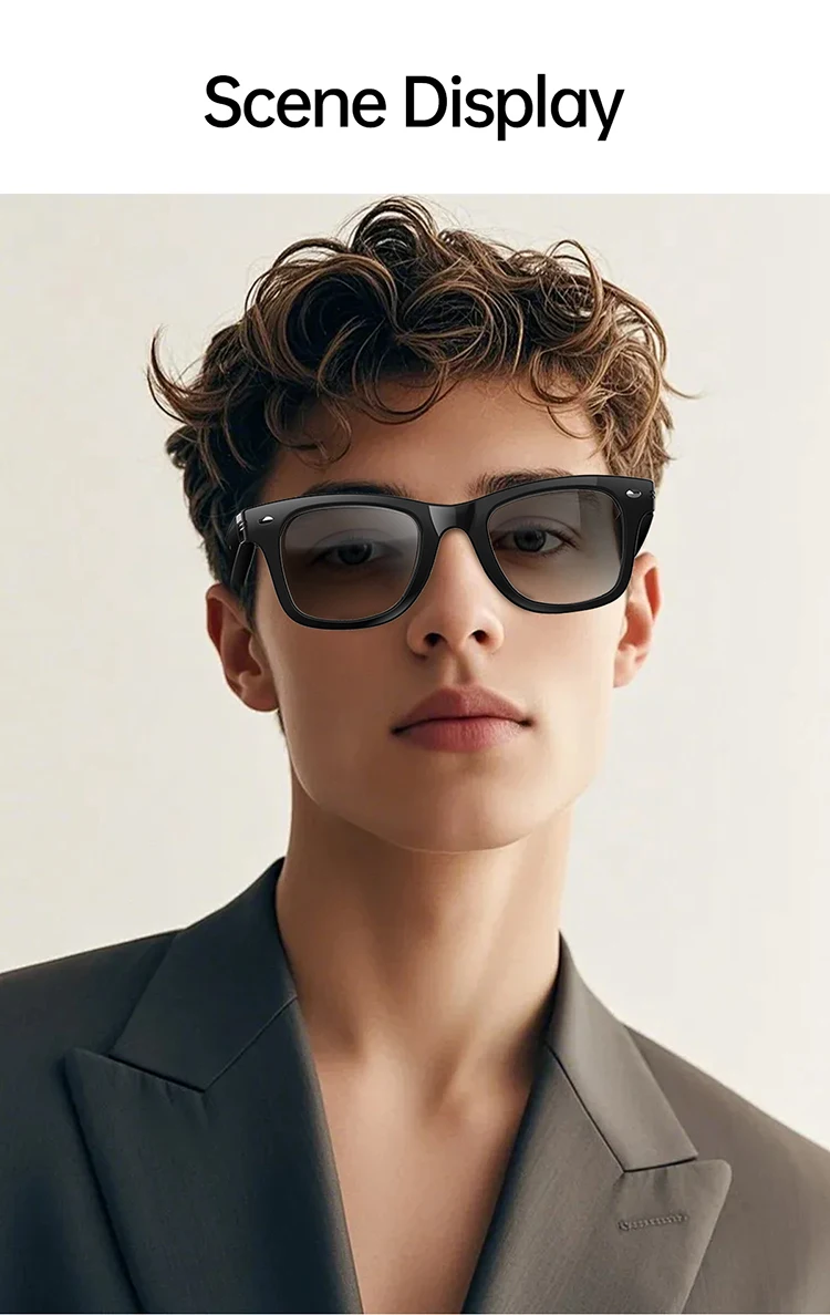 Newest Smart Glasses W300 UV Detection Heart Rate Blood Oxygen Monitor AI Translation Long ...