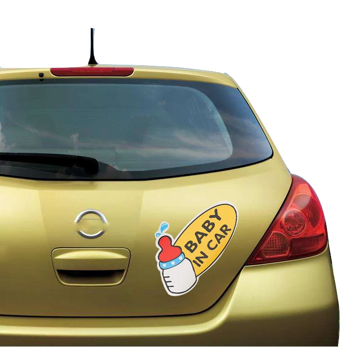 High Quality Logo Decal Waterproof Vinyl Custom Bumper Car Stickers ...