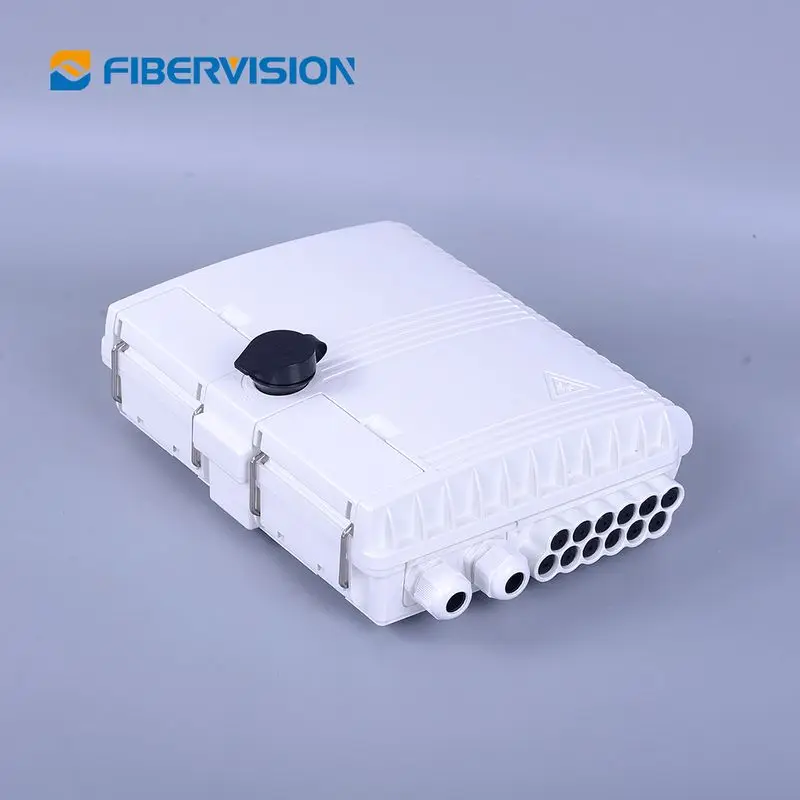 Outdoor Wall Mounted 12 Ports Ftth Fiber Optic Distribution Box Ftth ...