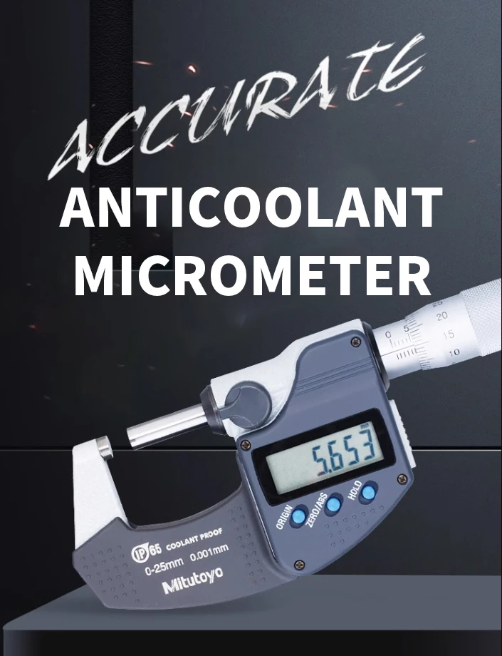 Mitutoyo Micrometer Japanese Famous Brand For Submicron Unit ...