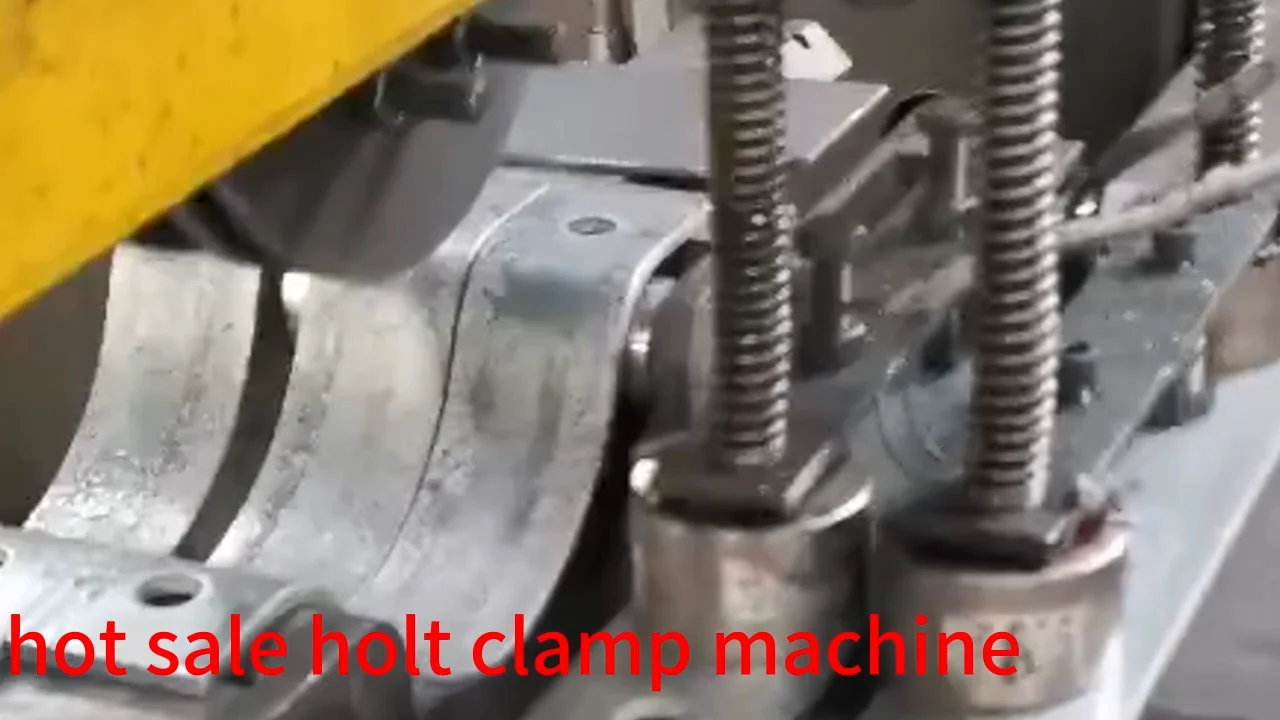 Raintech Hydraulic Hoop Clamp Making Punching Machine And Pressing ...