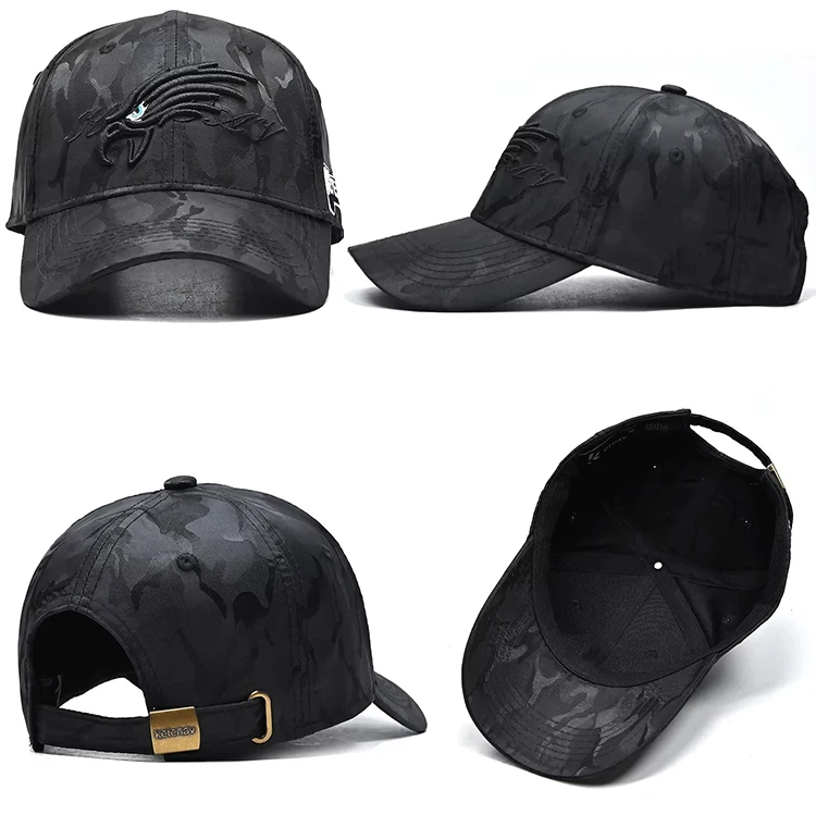 Men's Hard Top Camouflage Embroidered Star Hat Fashion Street Trendy ...