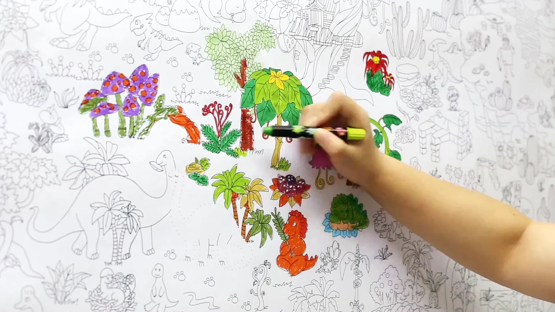 Custom Children Printing Kids Drawing Doodling Book Super Painter Giant ...