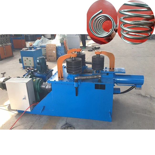 Small Diameter Metal Tube Coil Machine - 7 Axis Hydraulic