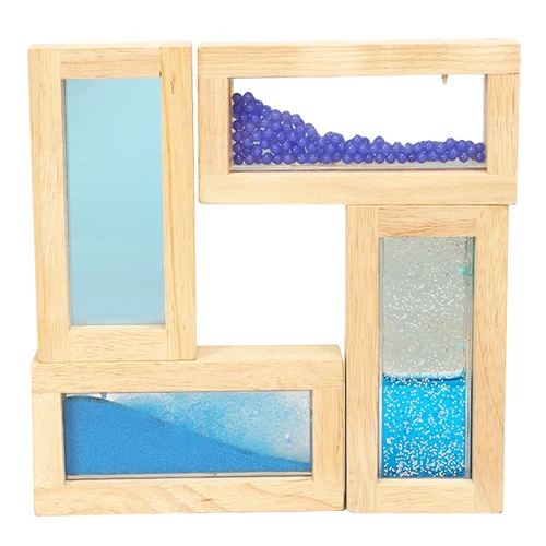 Sensory Preschool Wooden Stacking Games Educational Entertainment ...