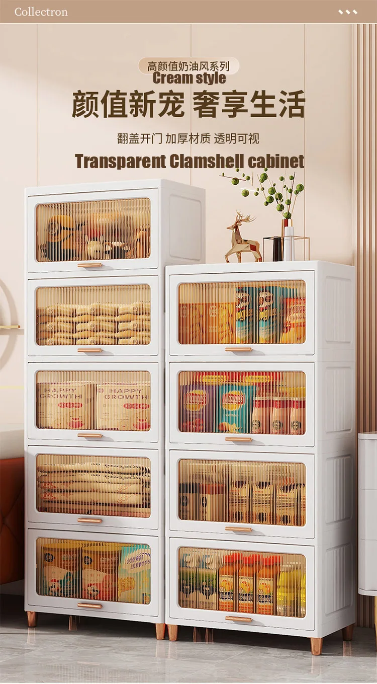 Modern Home Furniture Clamshell Type Plastic Storage Organizer Multi ...